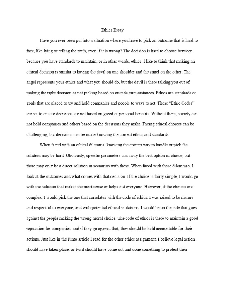 ee394 ethics essay | PDF