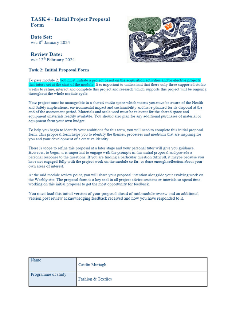 Personal Project Proposal | PDF | Fashion | Sustainability