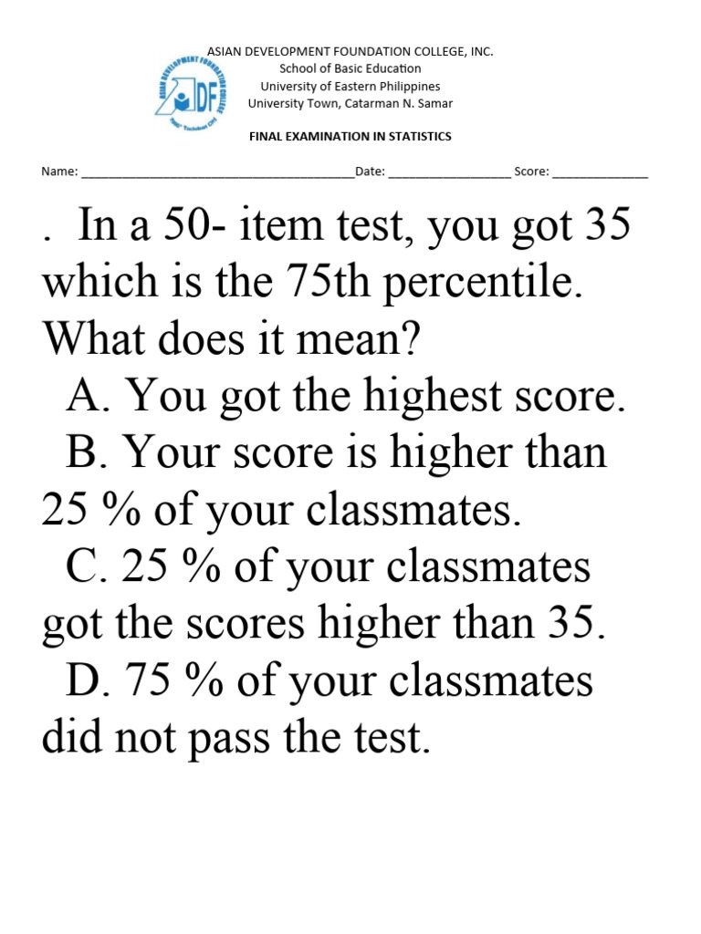 q2 Final Exam Grade 9 Elective | PDF