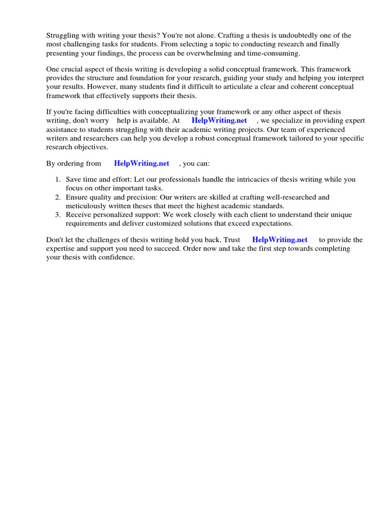 Sample of Conceptual Framework in Thesis Writing | PDF | Conceptual ...