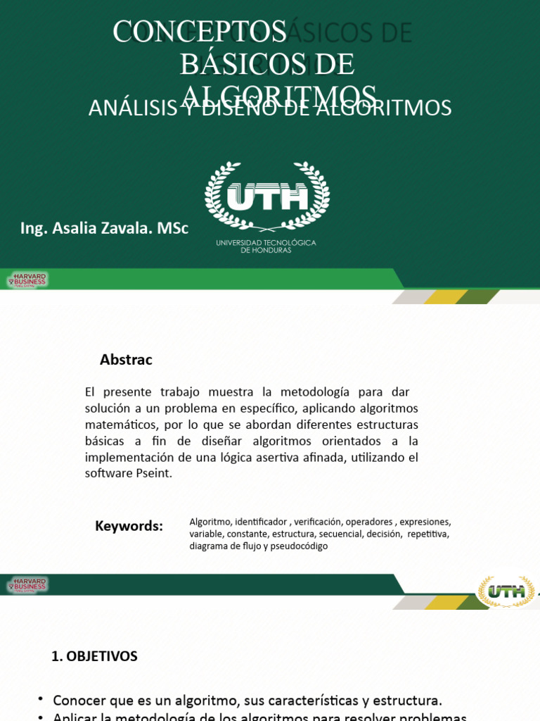 Conceptos Basicos Algoritmos 1p3 2024 Pdf Algoritmos Variable Informática 