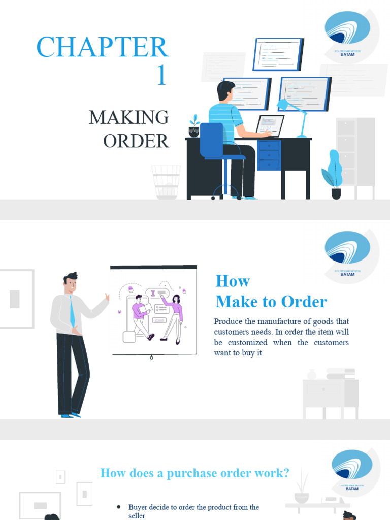 Chapter 1 - Making Order | PDF | Sales | Business