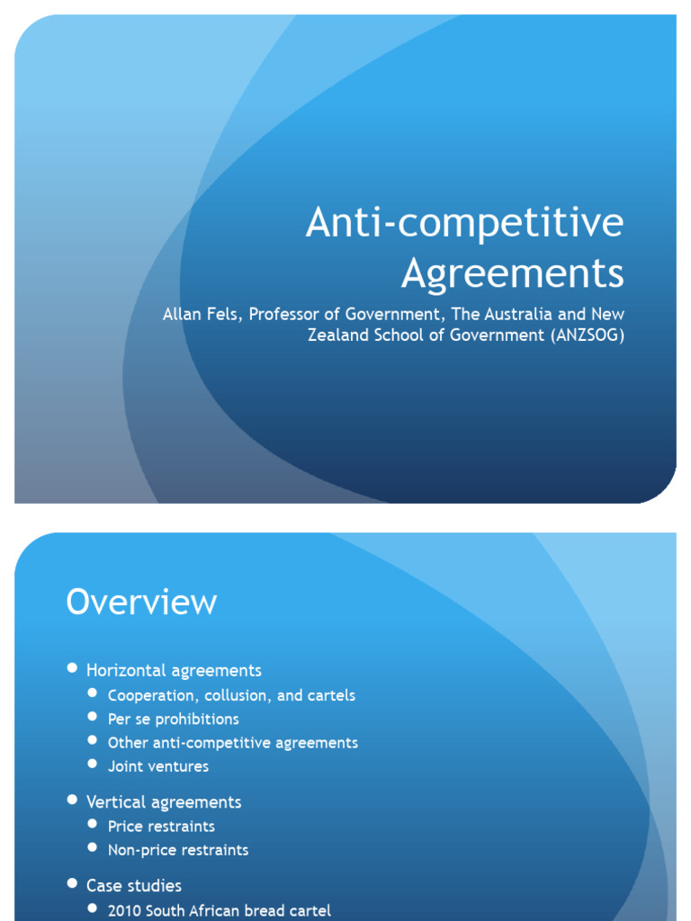 Economics of Anticompetitive Agreements MyCC v2 | PDF | Cartel ...