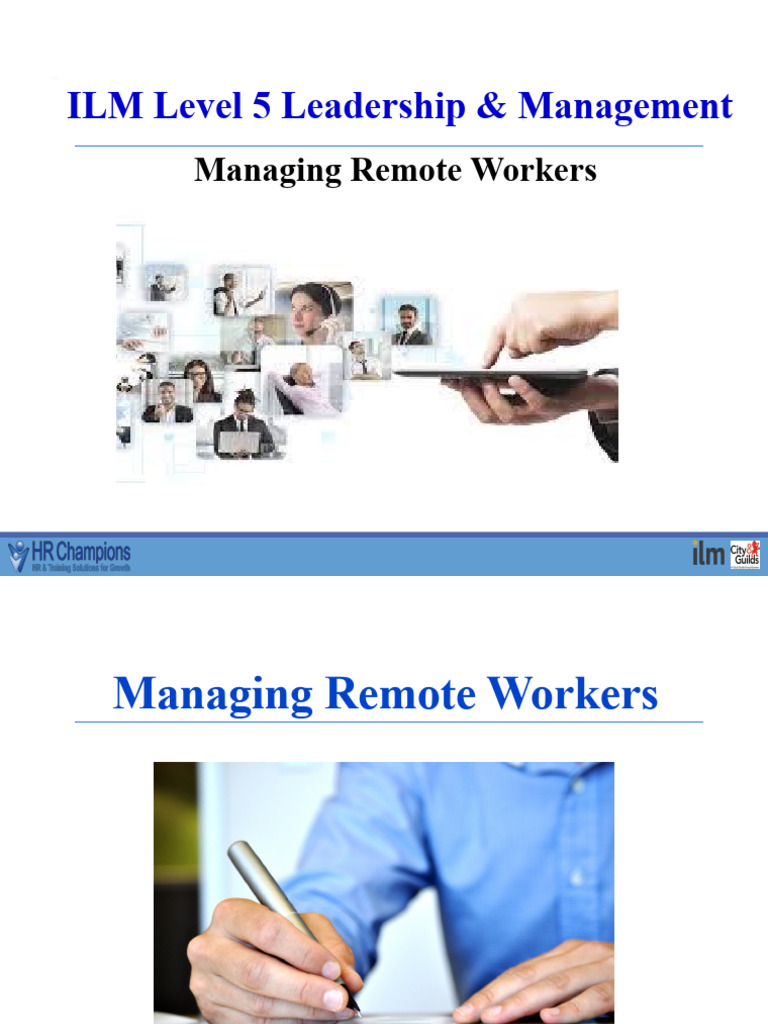 Managing Remote Workers C2S | PDF | Employment | Occupational Safety ... Managing Remote Workers C2S | PDF | Employment | Occupational Safety ...