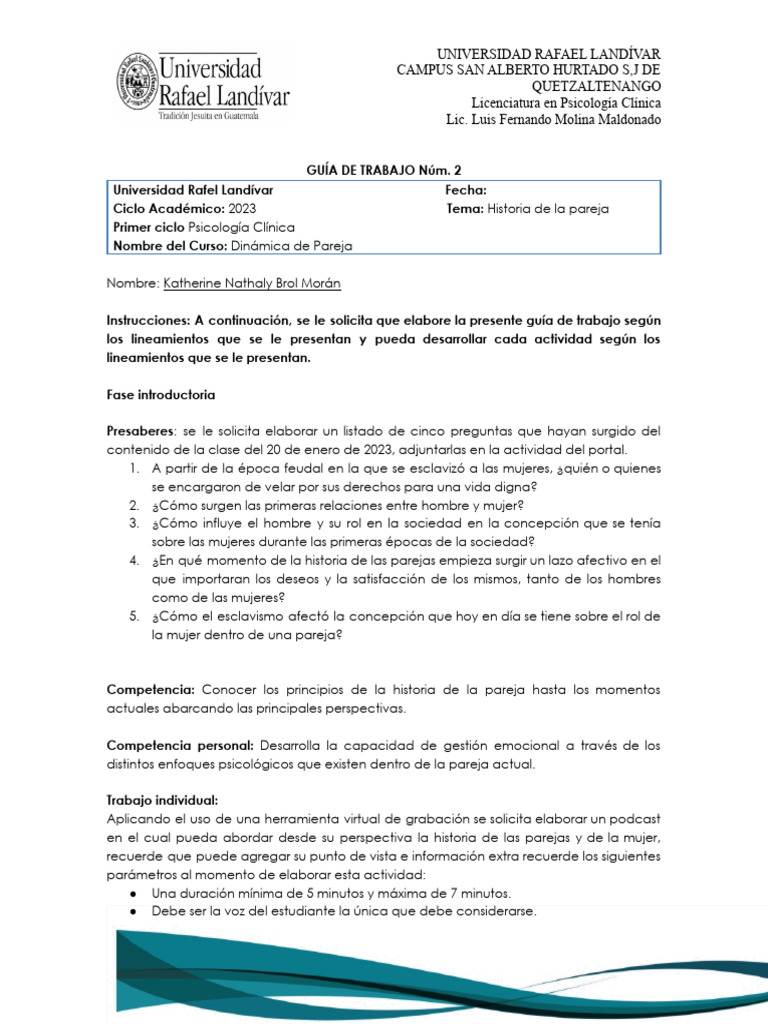 Guia No. 2-3 | PDF | Sicología