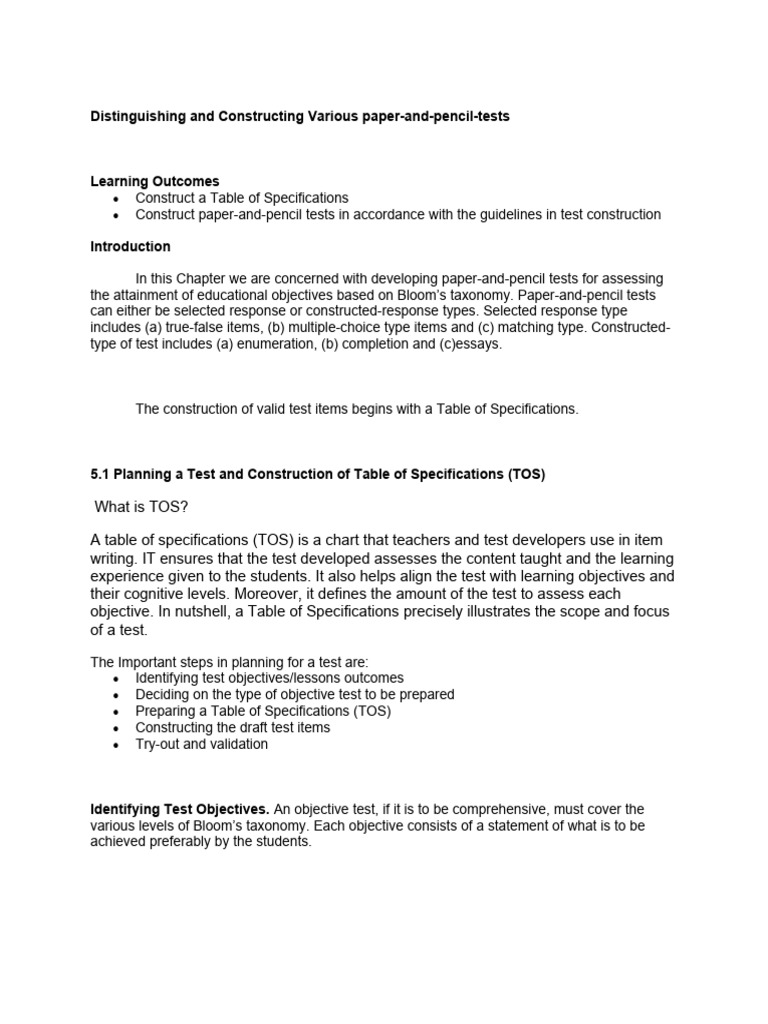Distinguishing and Constructing Various Paper (Omsim) | PDF | Multiple ...