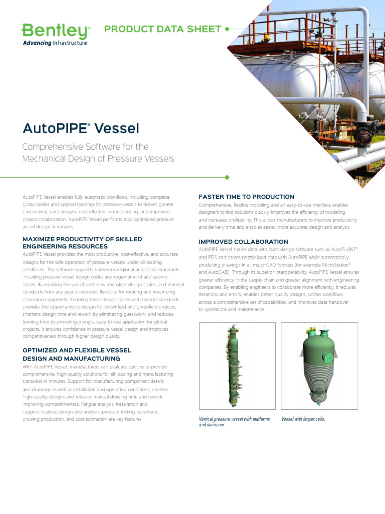 Pds Autopipe Vessel Ltr en Lr | PDF | Computer Aided Design | 3 D Computer Graphics