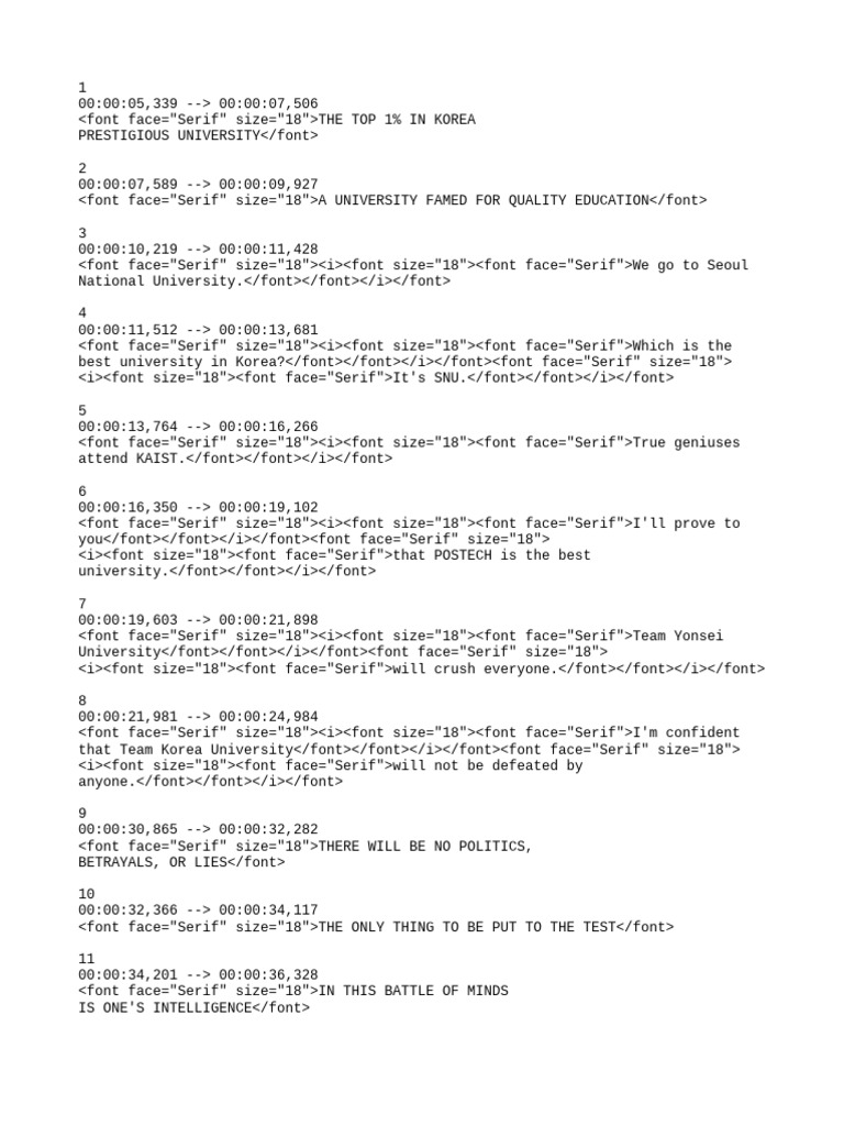 University War Ep 1 ENG | PDF | Mathematics | Science