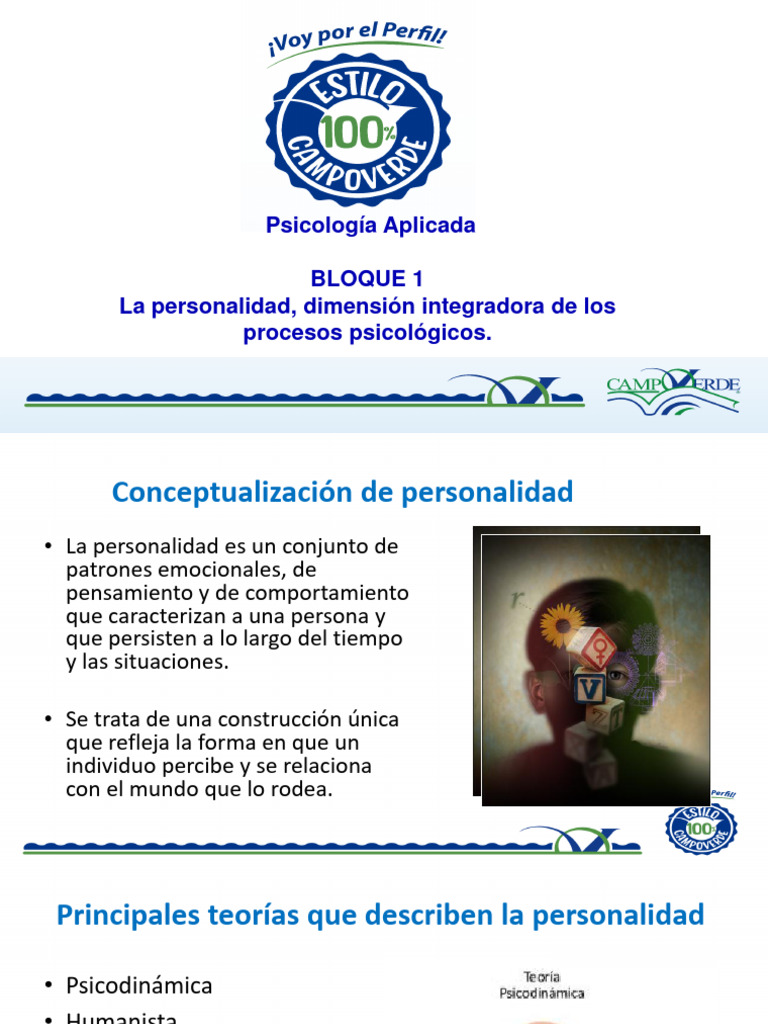 Teorías de la Personalidad en Psicología | PDF | Psicología de la ...