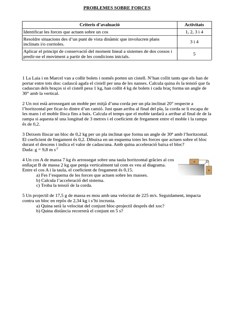 Unitat 3 - Les Forces (II) | PDF