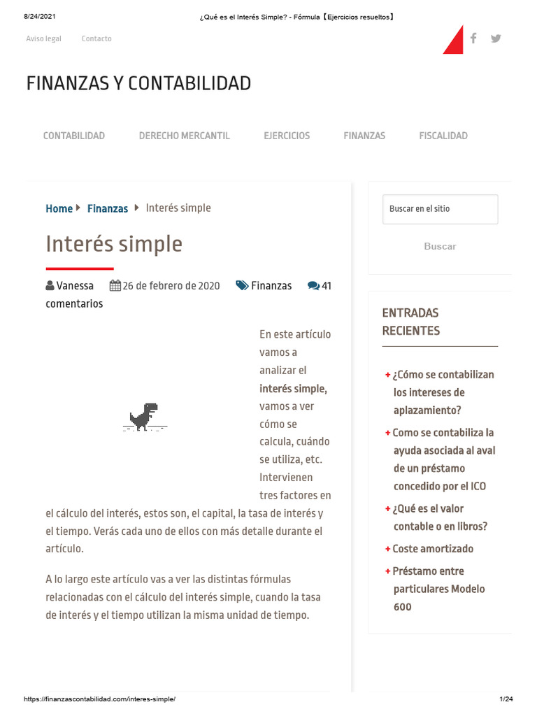 ¿Qué Es El Interés Simple - - Fórmula【Ejercicios Resueltos】 | Descargar ...