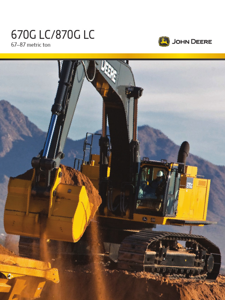Manual John Deere 670G LC | PDF | Vehicles | Manufactured Goods