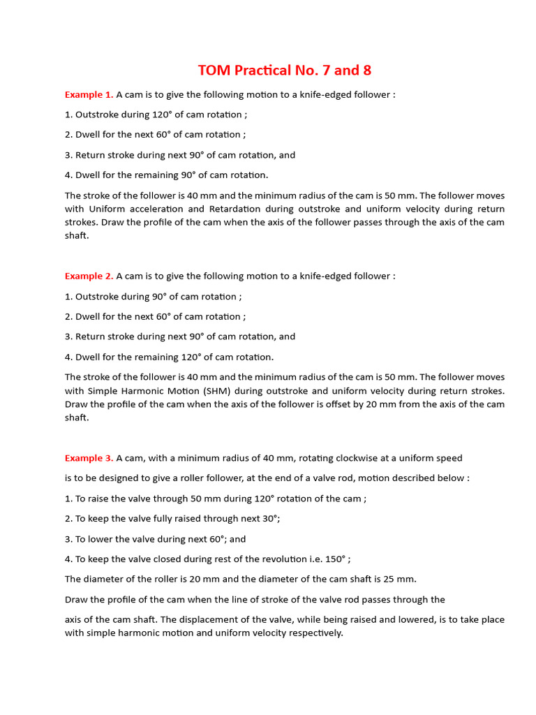 TOM | PDF | Rotation Around A Fixed Axis | Rotation