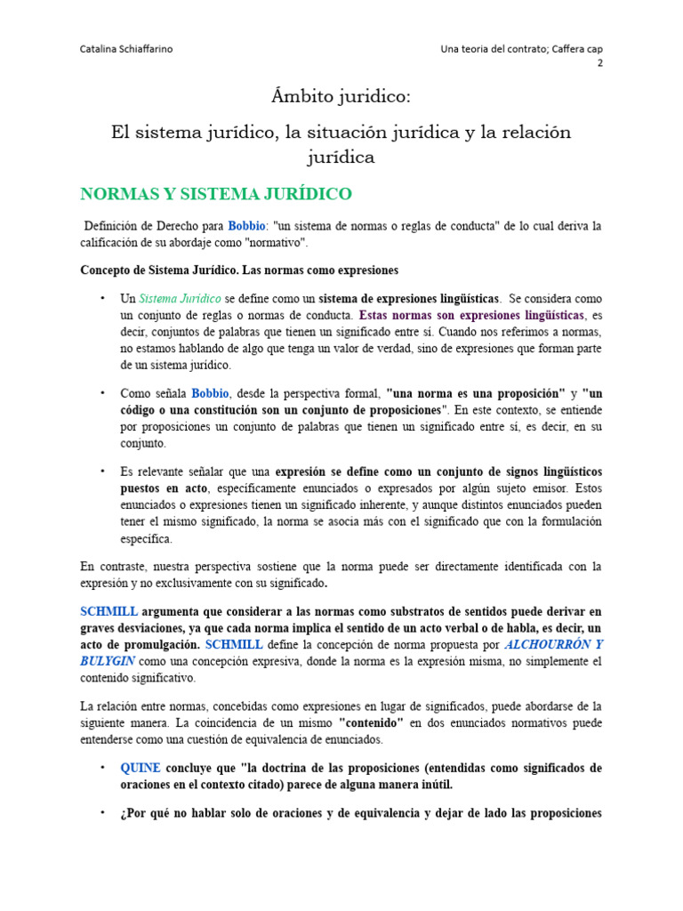 Resumen de Caffera, Teoria Del Contrato 2 | PDF | Proposición ...