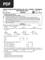 12th Physics Sahodaya Set2 QP | PDF | Inductor | Magnetism