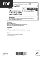 P70533 BTEC L3 Information & Creative Technology 31761H Unit 2 Part A Jun-2023 | PDF ...