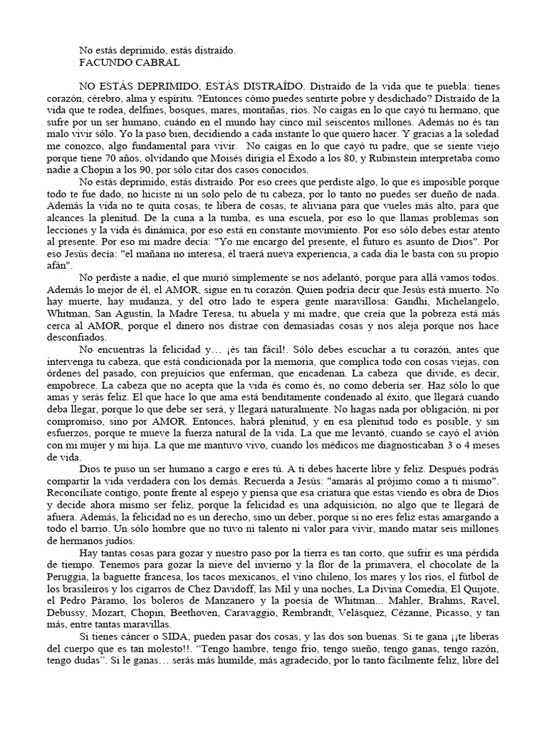 No Estás Deprimido | PDF | Amor | Perdón