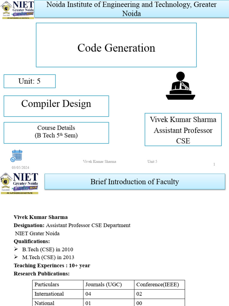 Compiler Design Course Overview | PDF | Compiler | Program Optimization