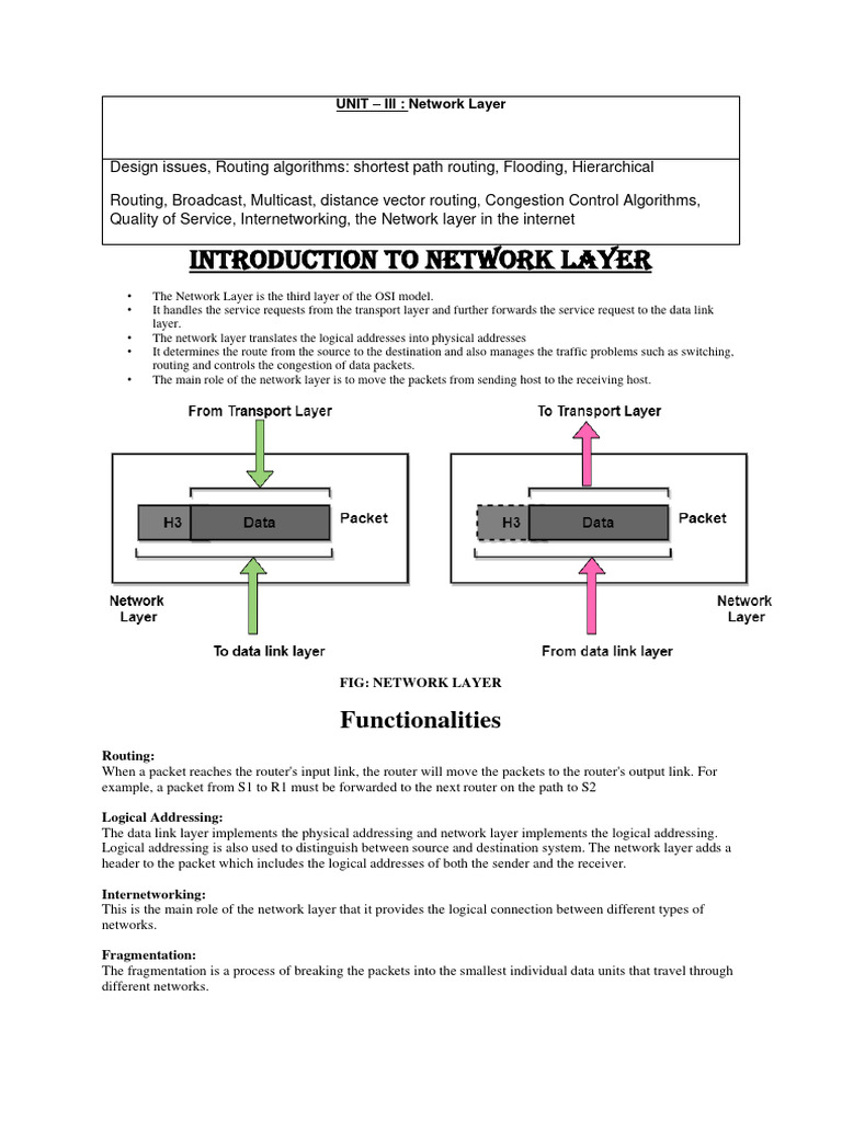 Cn Unit 3 Pdf Internet Protocols Computer Network
