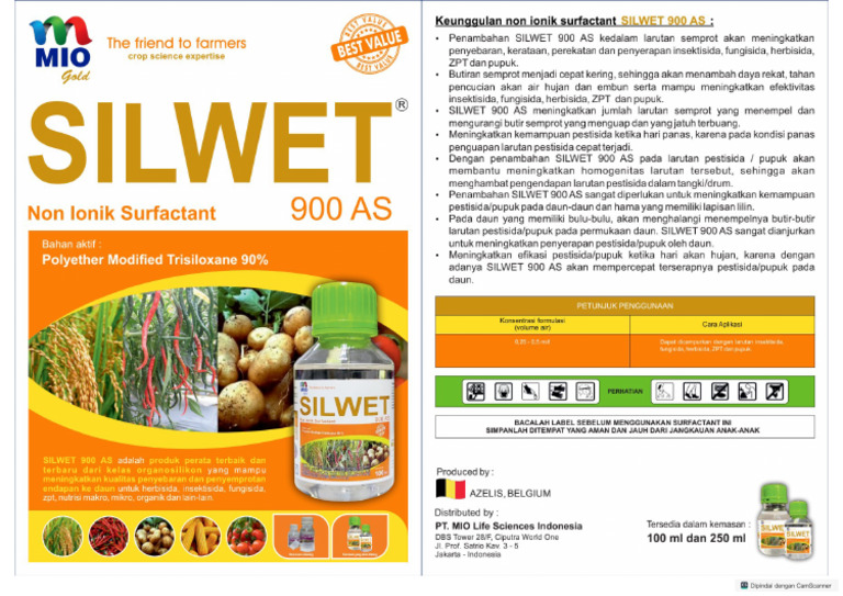 New Brosur Silwet 900 As | PDF
