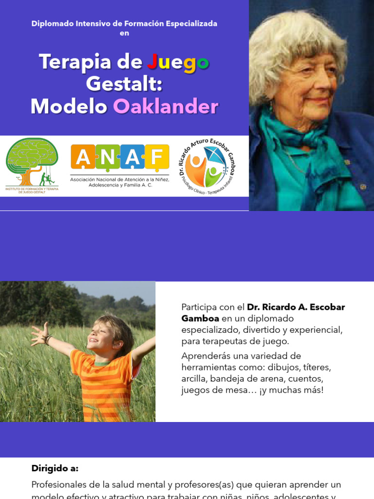 Oaklander Zac | PDF | Terapia Gestalt | Psicoterapia