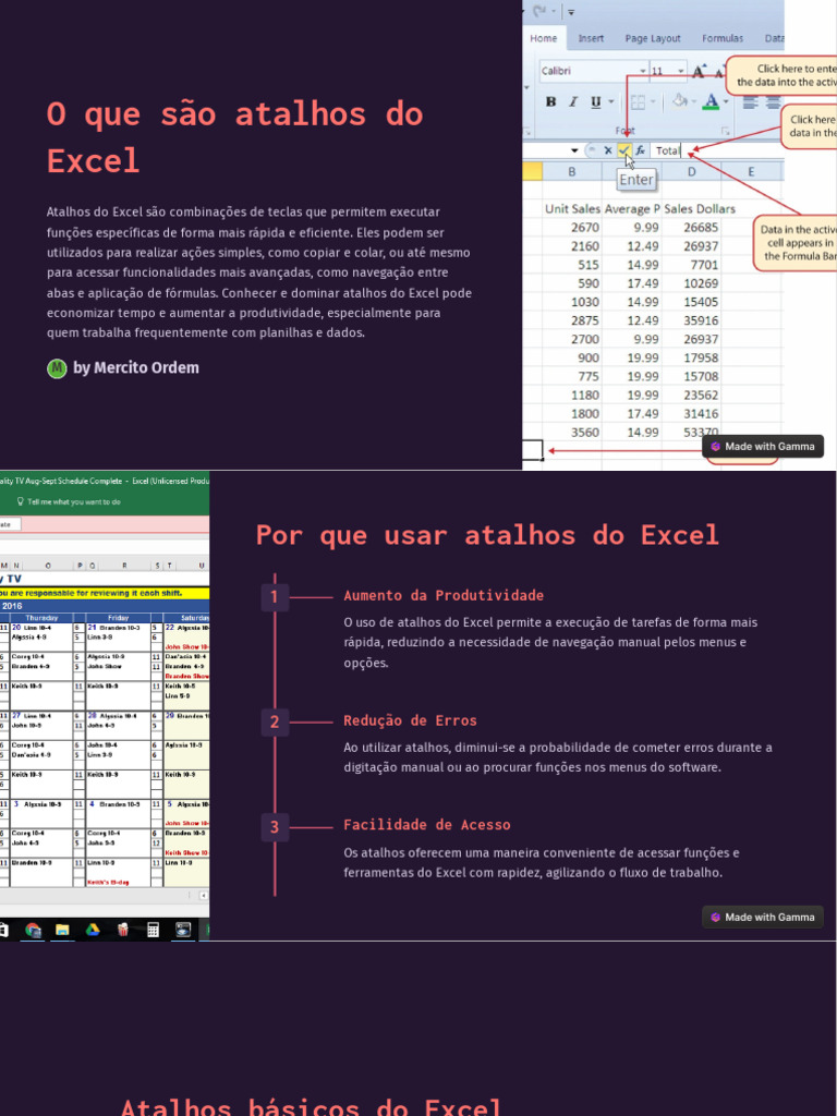 O Que Sao Atalhos Do Excel | PDF | Botão Ctrl | Microsoft Excel