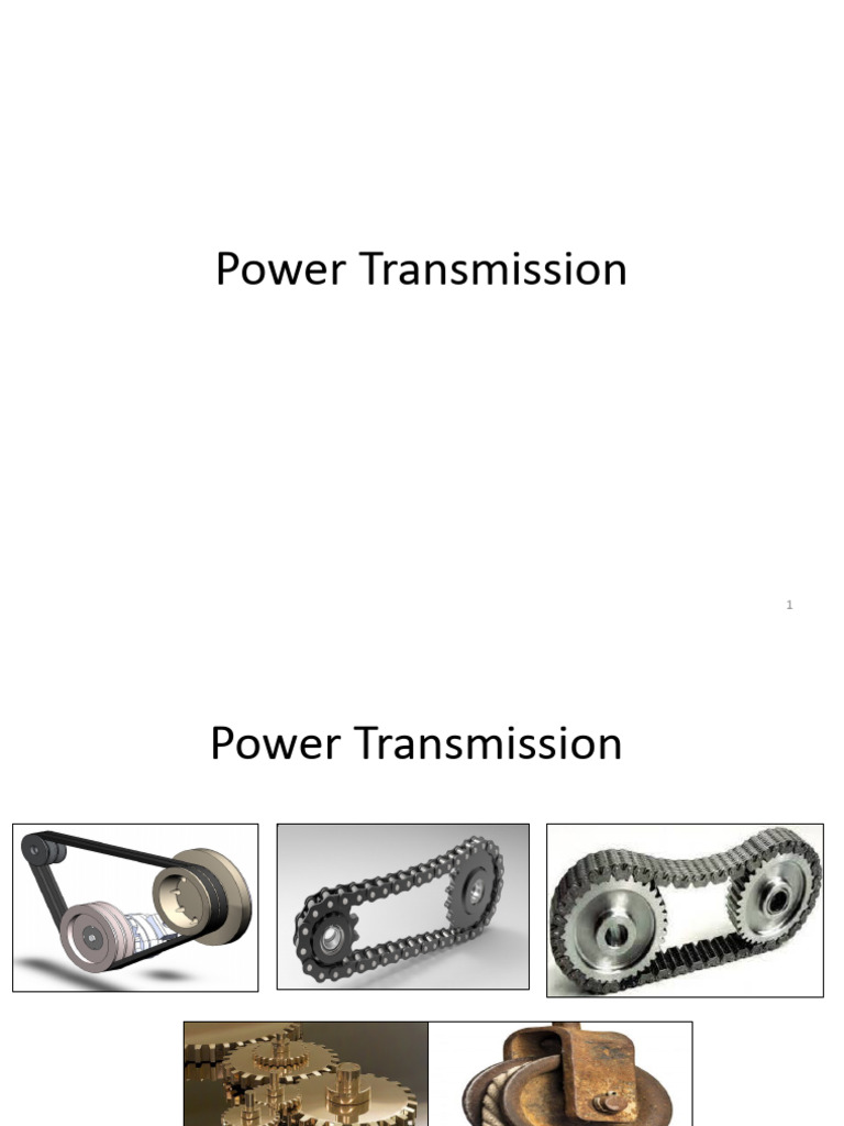 Power Transmission Essentials | PDF | Gear | Belt (Mechanical)
