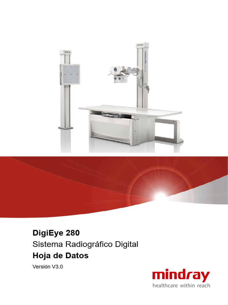 Catálogo DigiEye 280 - Mindray | PDF | Rayo X | Software