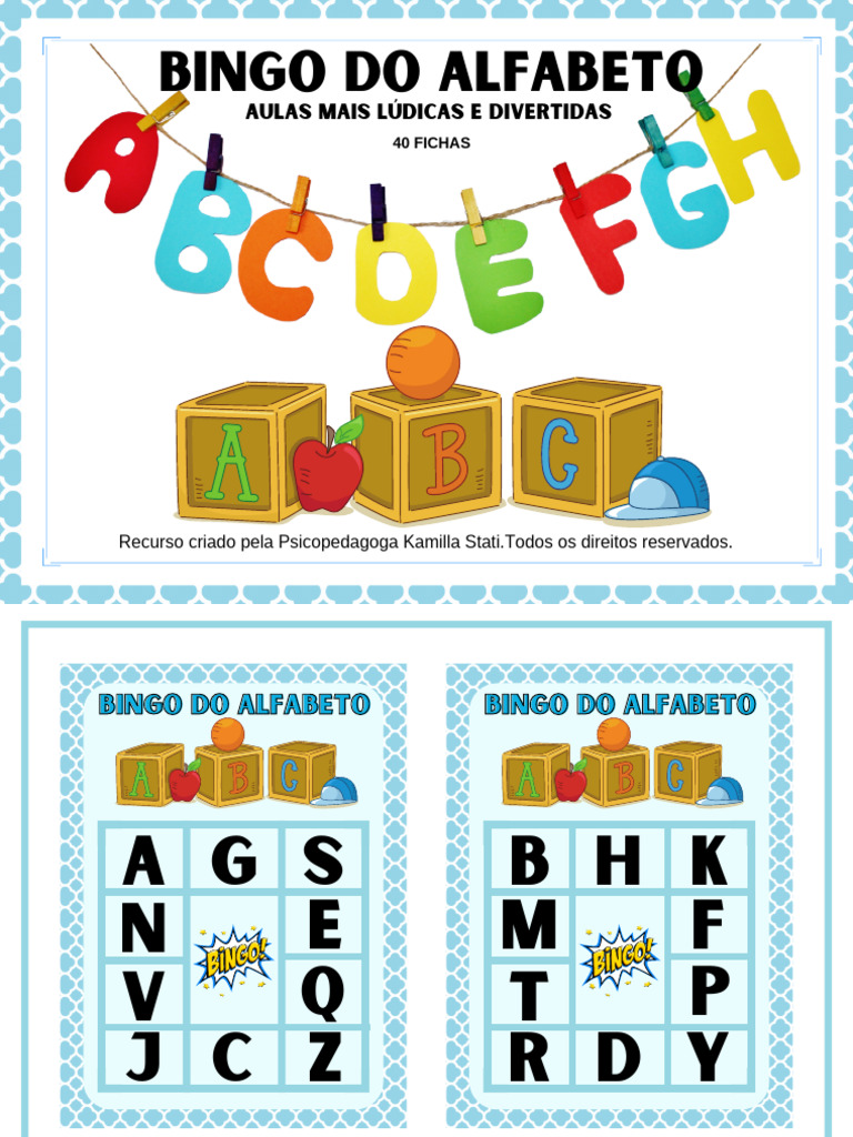 116 Bingo Do Alfabeto | PDF