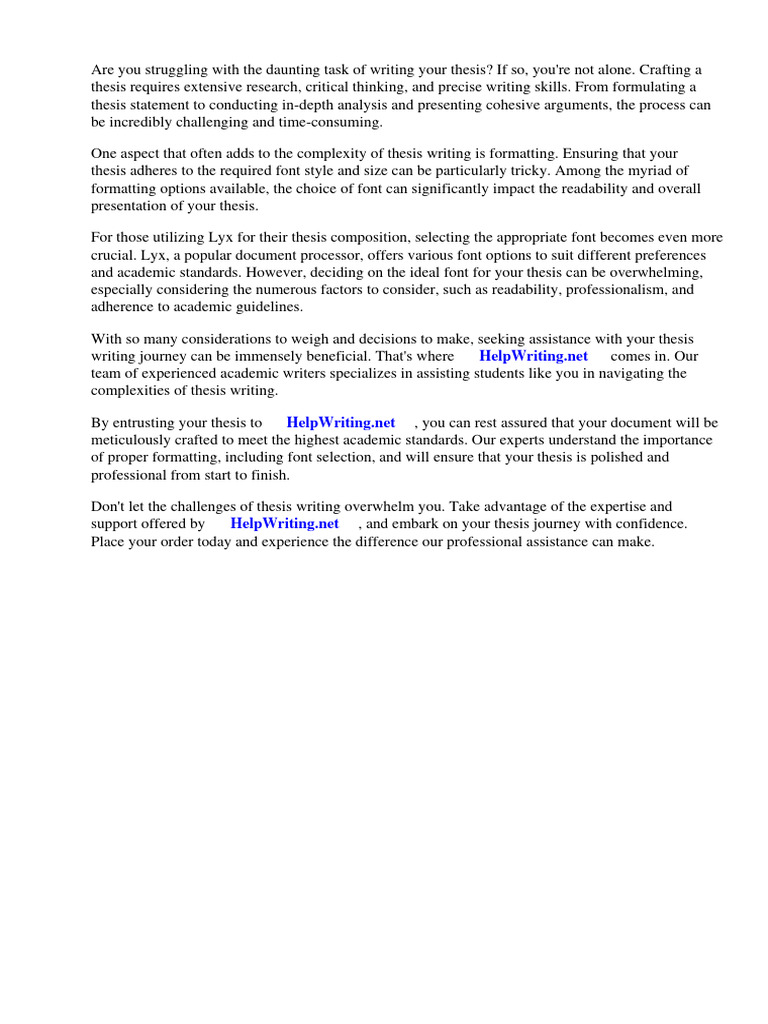 Lyx Thesis Font | PDF | Page Layout | Thesis