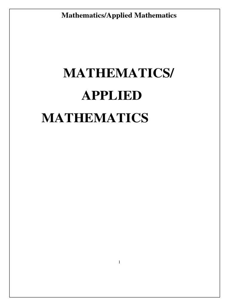 Mathematics Pdf Matrix Mathematics Determinant