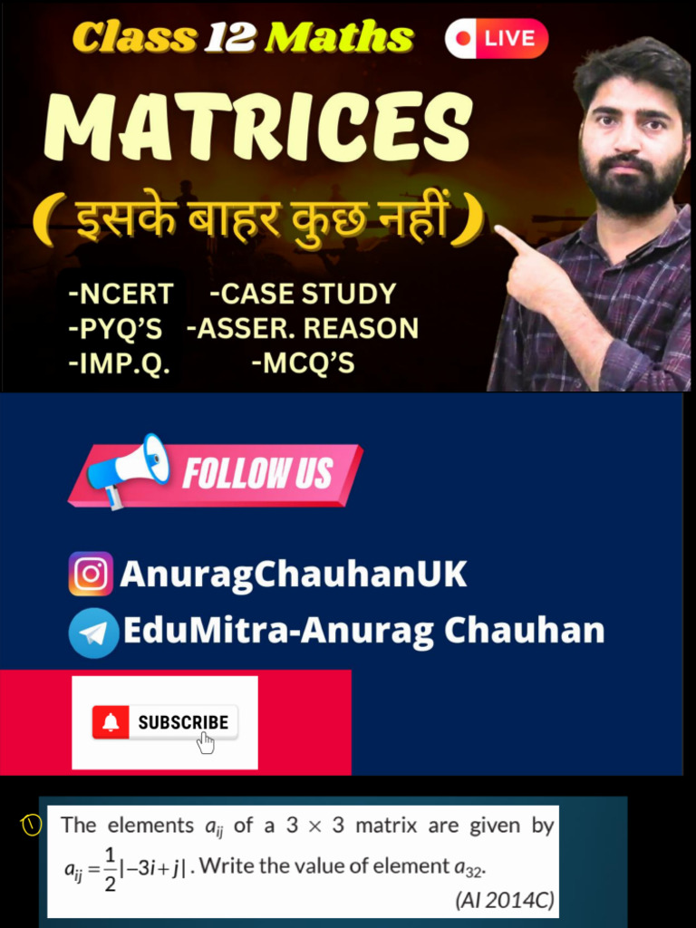 Matrix All Important Question | PDF