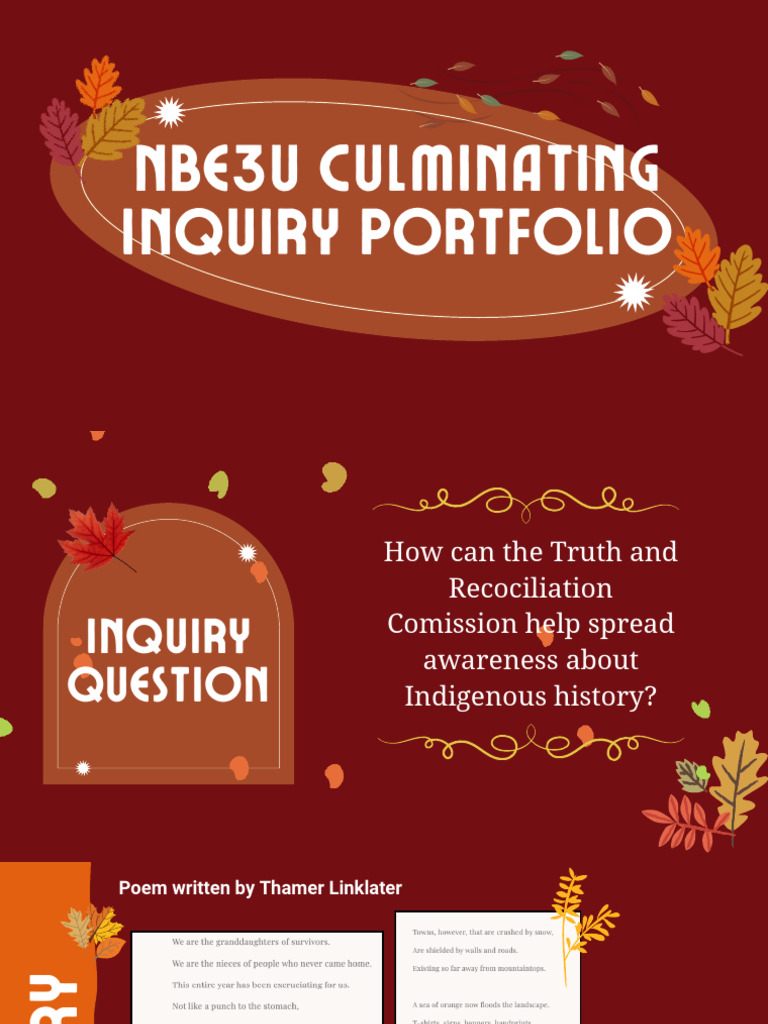 NBE3U Culminating Inquiry Portfolio | PDF | Social Science | Foreign ...