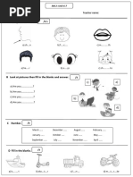 JR KG English Question Paper of Final Exam 2024-25 | PDF