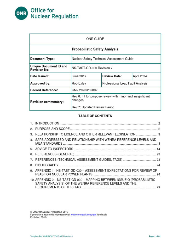 Ns Tast GD 030 | PDF | Sensitivity Analysis | Reliability Engineering