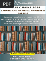 The Complete Static Banking Awareness PDF Capsule | PDF | Reserve Bank ...