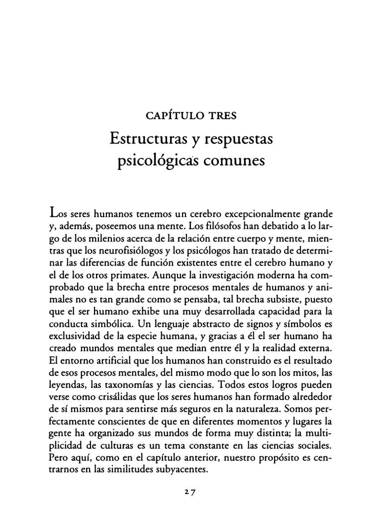 Estructuras Mentales y Percepción | PDF | Humano | Color