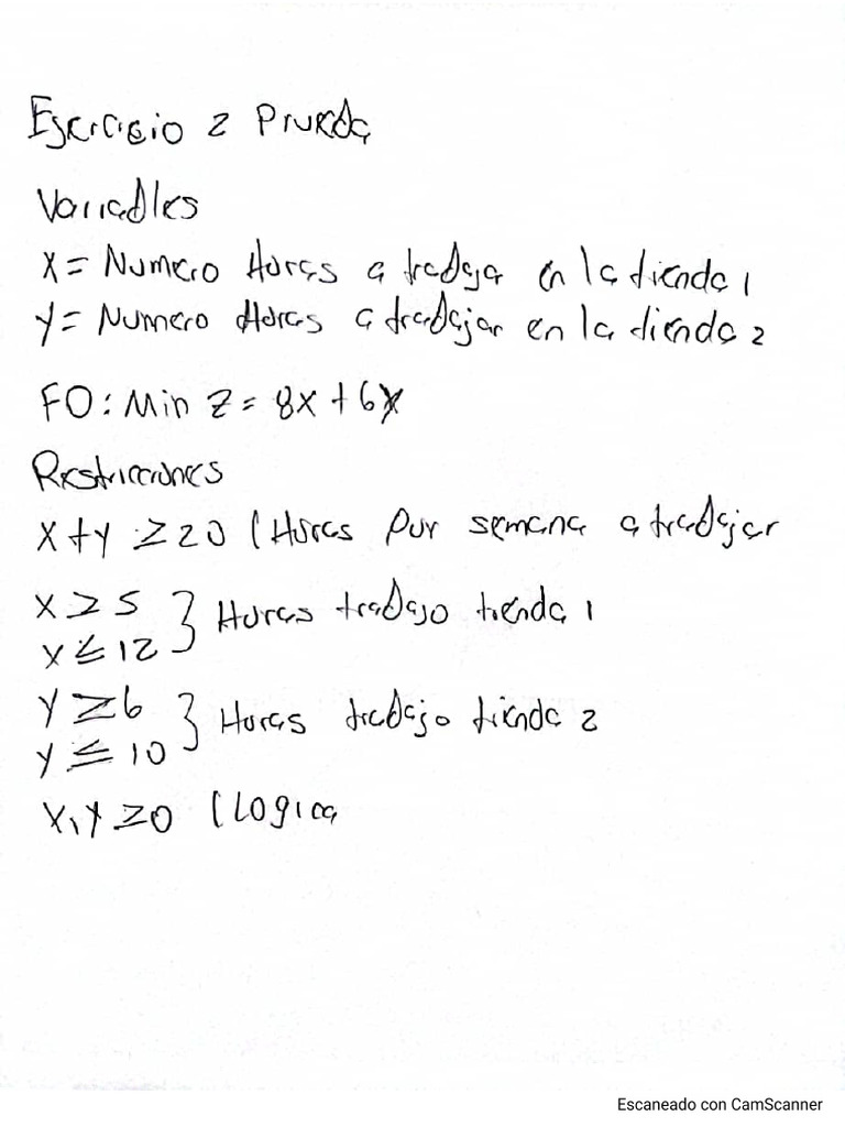 Ejercicio 2 Prueba | PDF