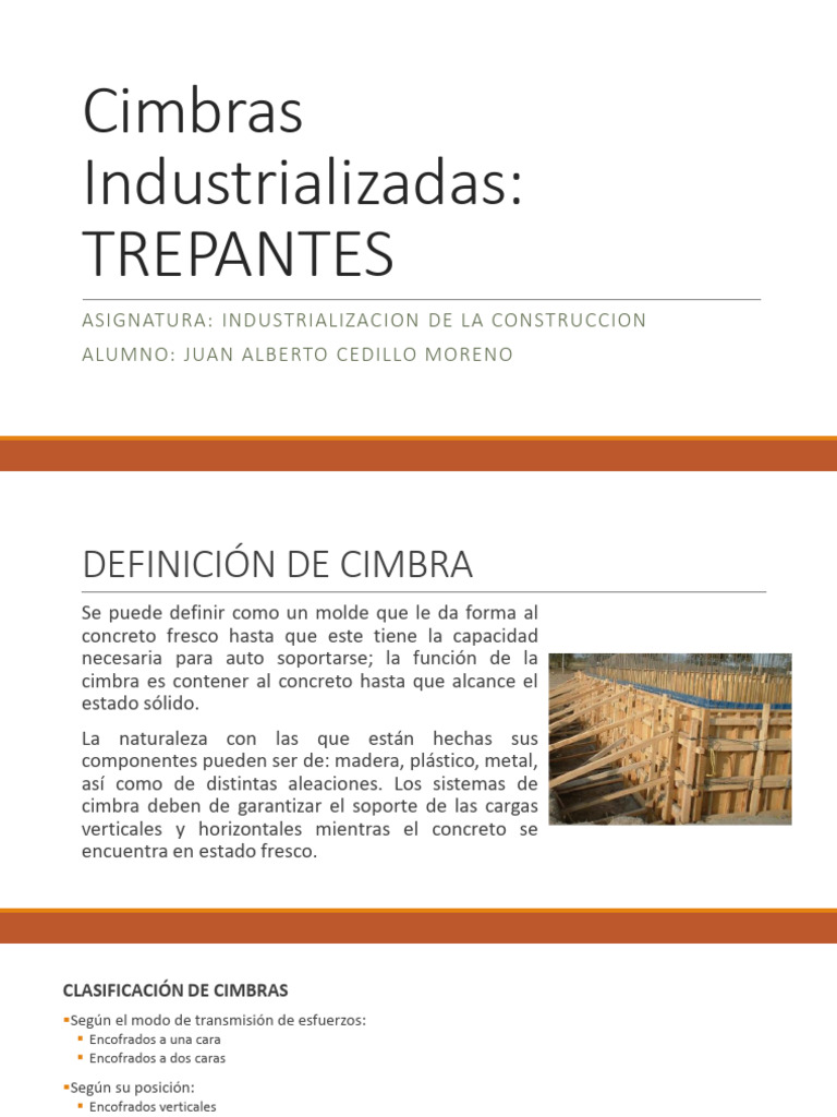 Tipos de Cimbra en Construcción | PDF | Hormigón | Materiales