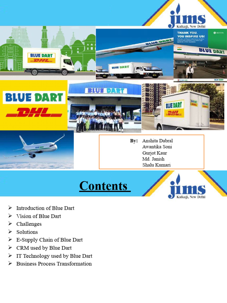 BLUE DART | PDF | Logistics | Warehouse