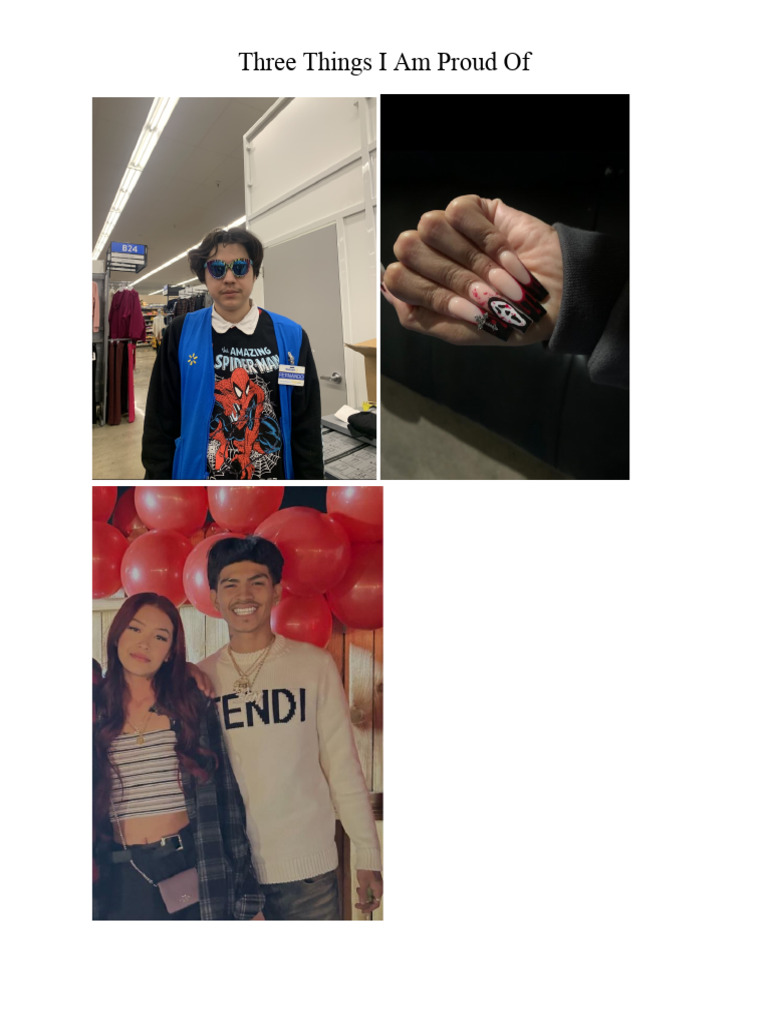 Three Things I Am Proud of | PDF