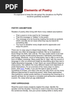 Year 7 Poetry Revision | PDF | Poetry | Rhyme