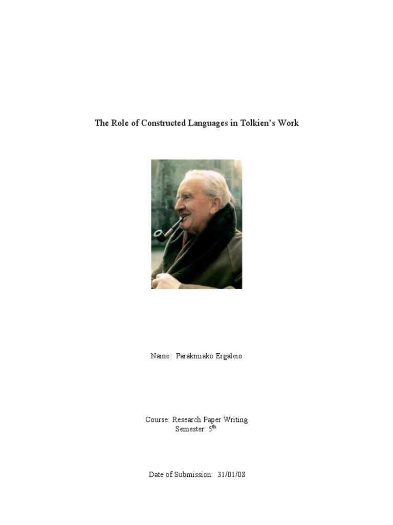 Tolkien's Constructed Languages Explained | PDF | Elf (Middle Earth ...