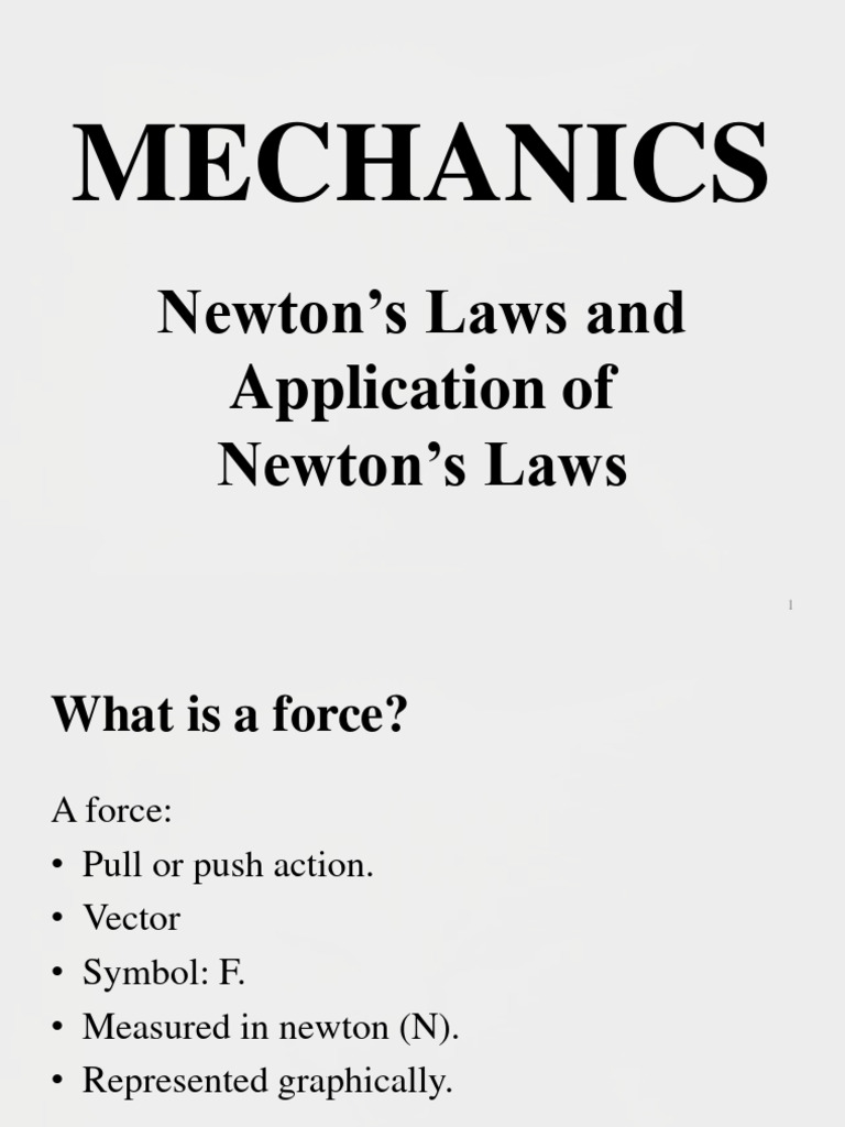 Understanding Newton's Laws of Motion | PDF | Force | Friction