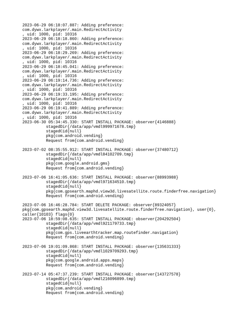 Pm Debug Info | PDF | Computing | Software