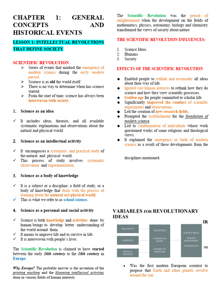 STS Reviewer | PDF | Science | Scientific Revolution