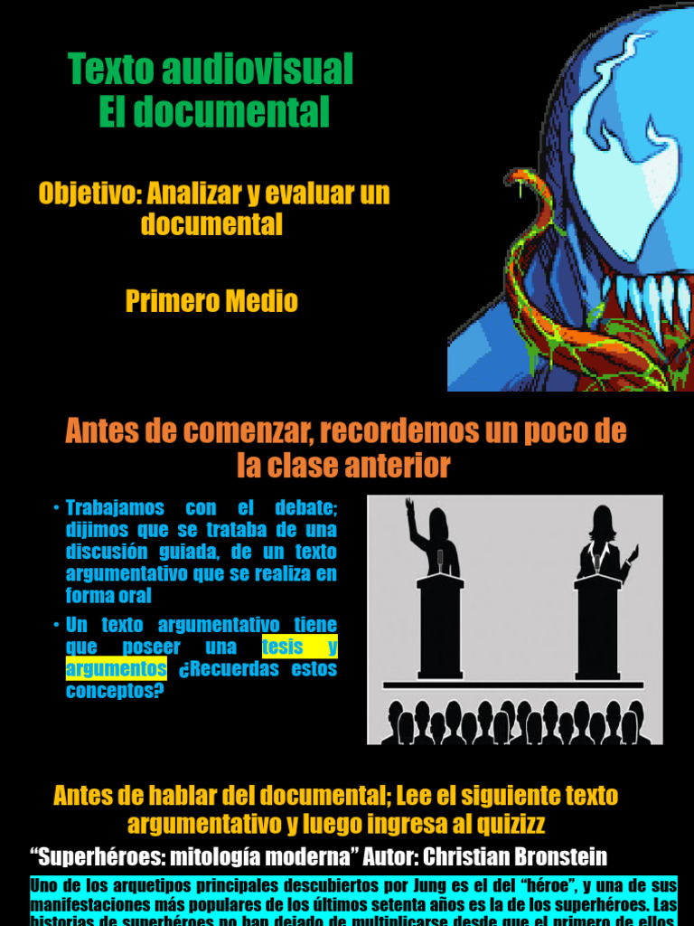 Clase 56, El Documental | PDF | Documental | Superhéroes