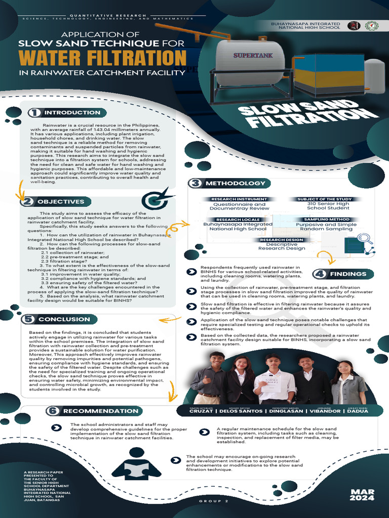 Research Poster | PDF | Water Purification | Water