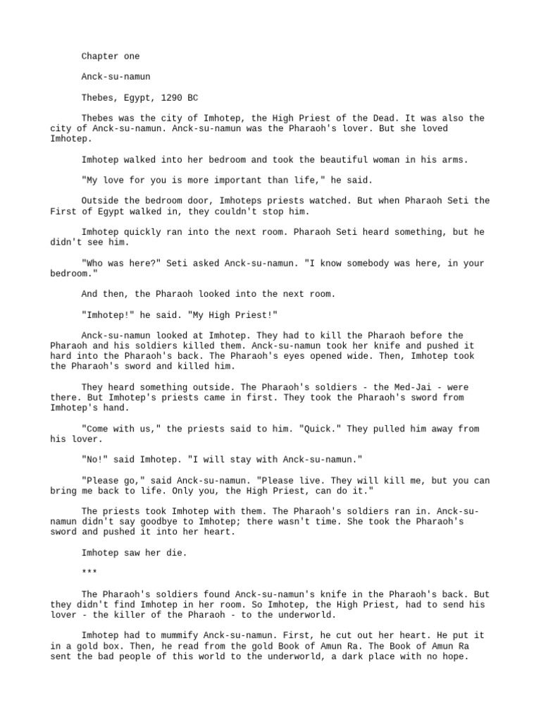 The_Mummy-David_Levithan | PDF