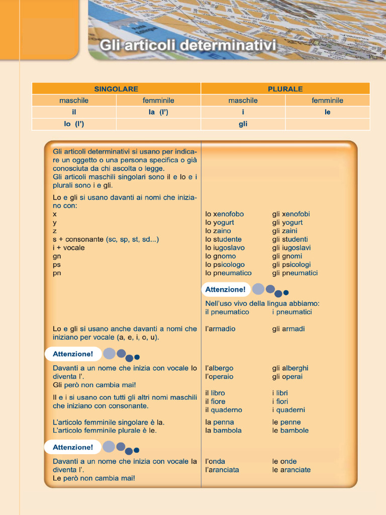 L Articolo Determinativo | PDF